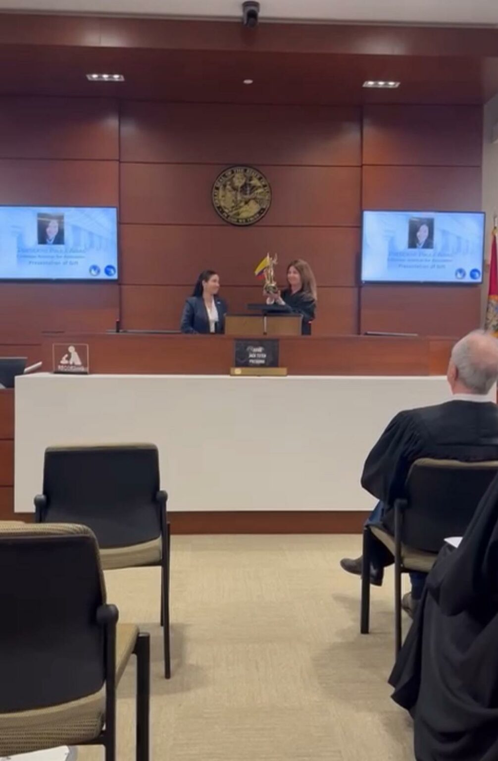 Honorable Judge Catalina Avalos as she is inaugurated as Circuit Court ...